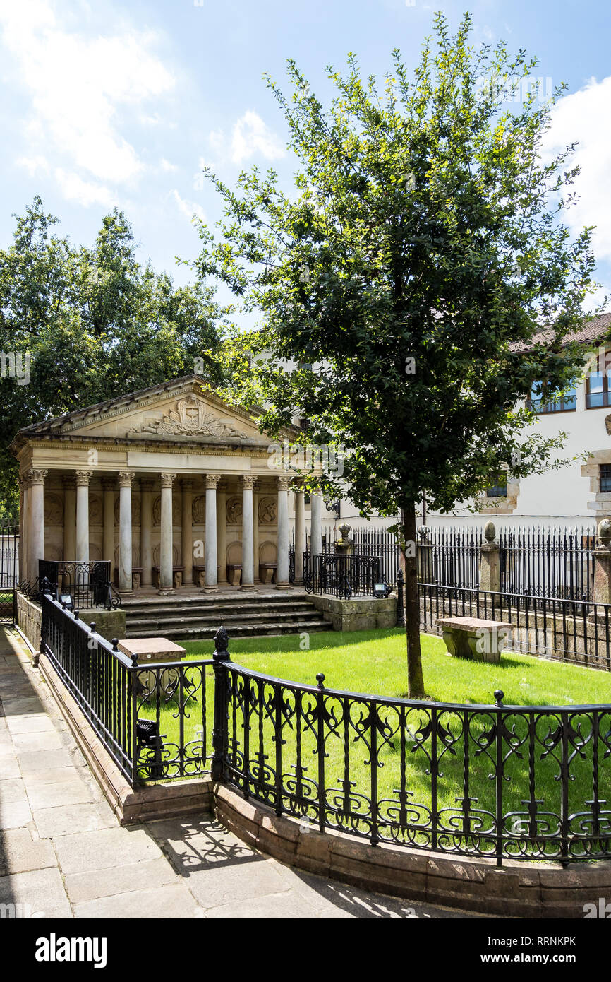 The old oak tree of Gernika - Guernica, Spain. It symbolizes ...