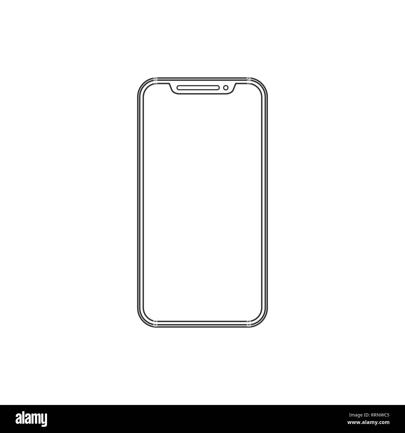 Modern Smartphone icon. Vector illustration Stock Vector Image & Art ...
