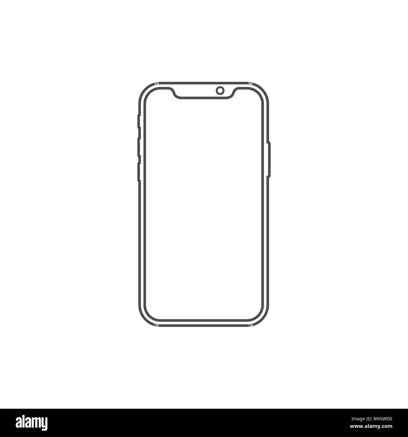 Modern Smartphone icon. Vector illustration Stock Vector Image & Art ...