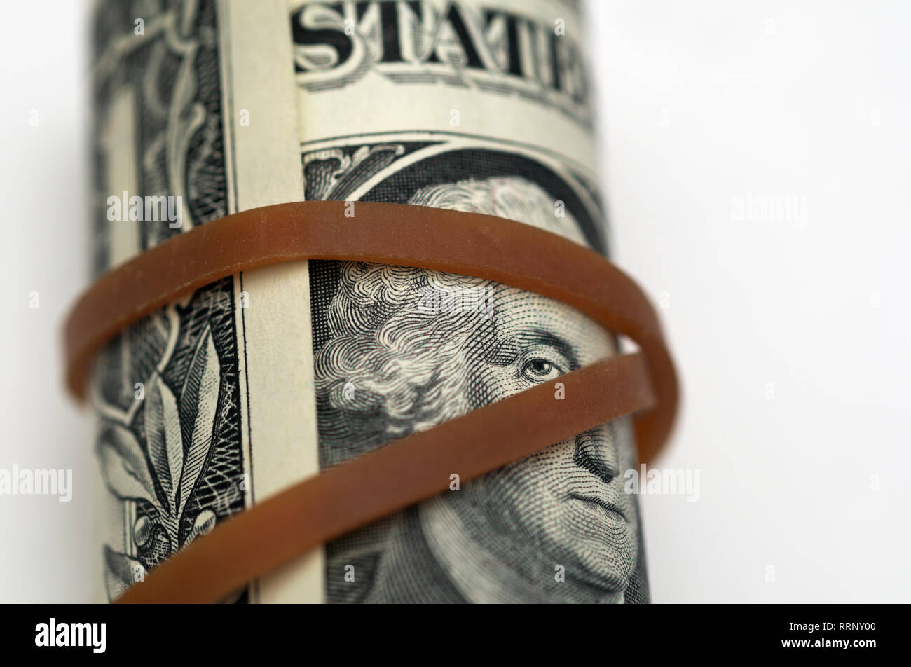 roll of us dollar banknotes Stock Photo - Alamy