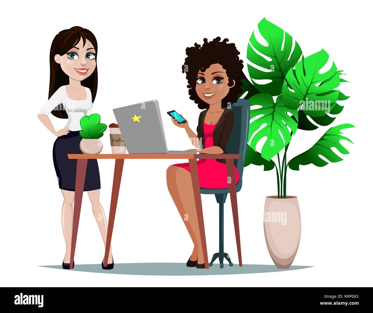 Entrepreneur concept illustration Cut Out Stock Images & Pictures - Alamy