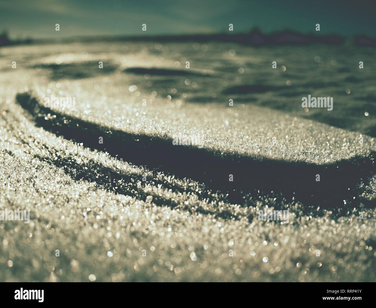 Sunny winter background. The snow shines in the sun. Frost. Winter ...