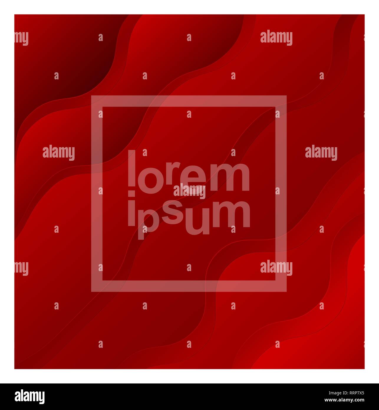 Abstract background of smooth lines and shades of the same color ...