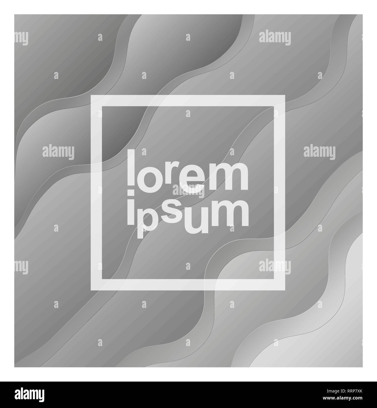 Abstract background of smooth lines and shades of the same color ...