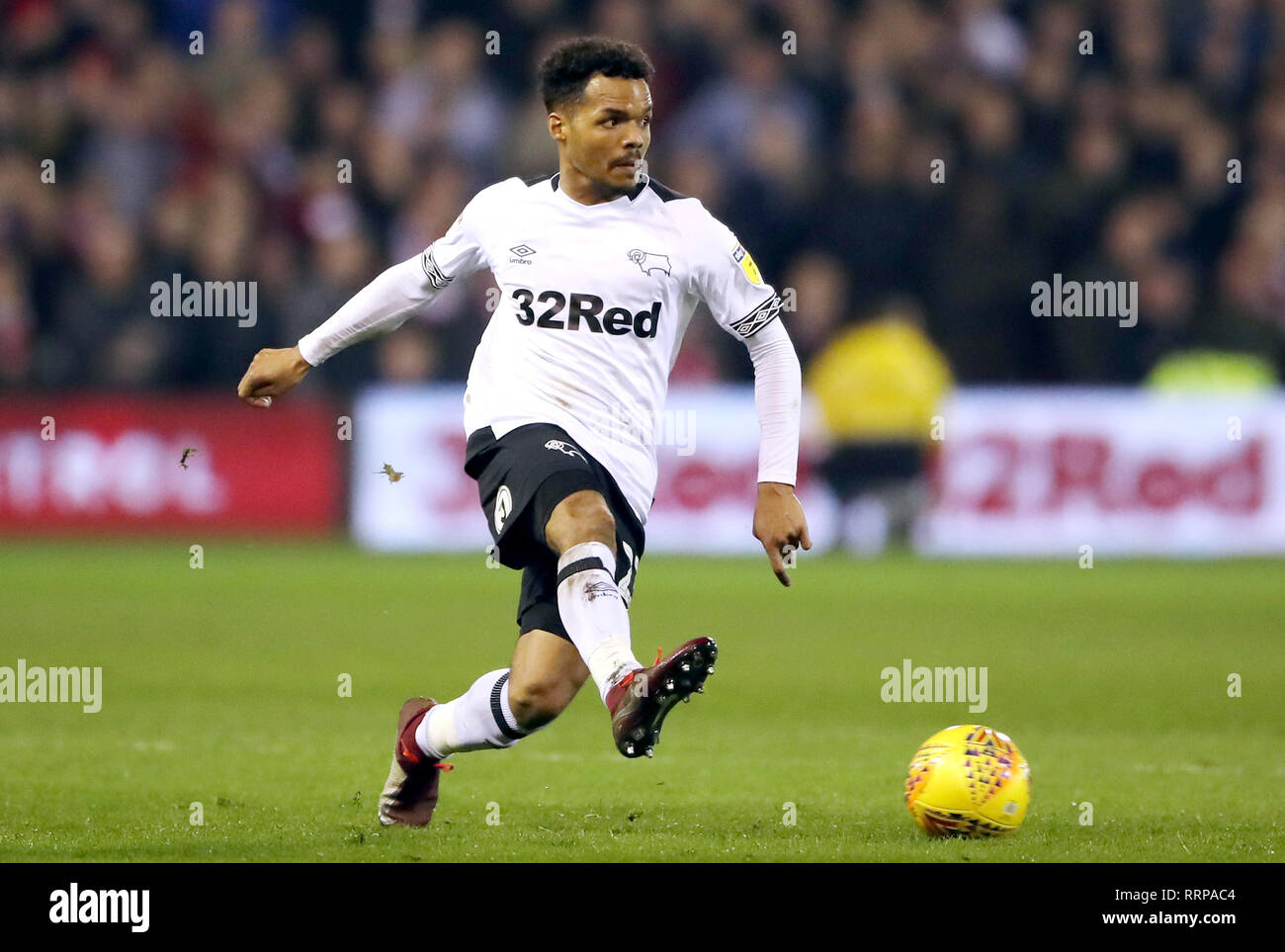 Derby County's Duane Holmes during the Sky Bet Championship match at ...