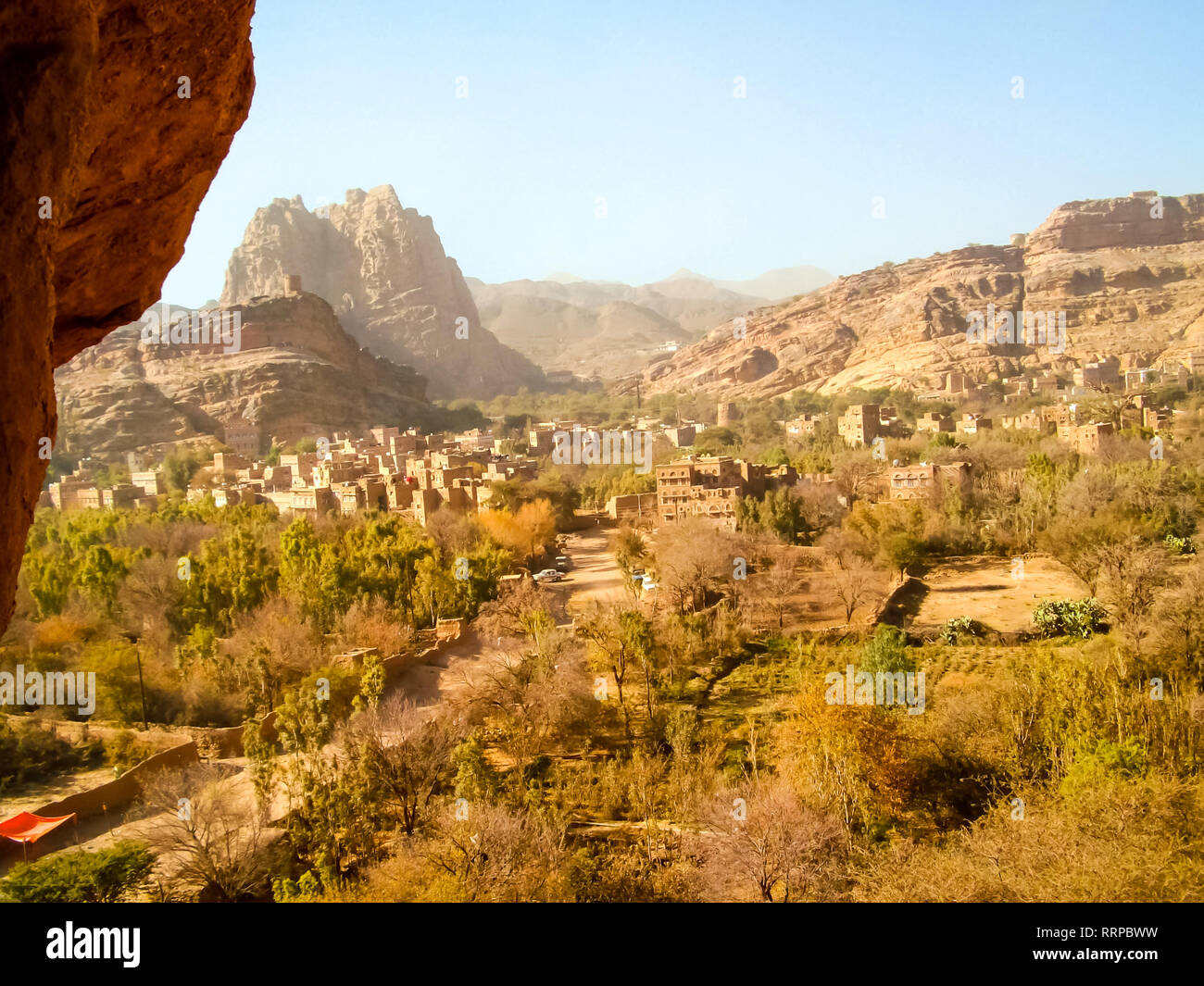 City of Sana'a, streets and buildings of the city in Yemen, sights and ...