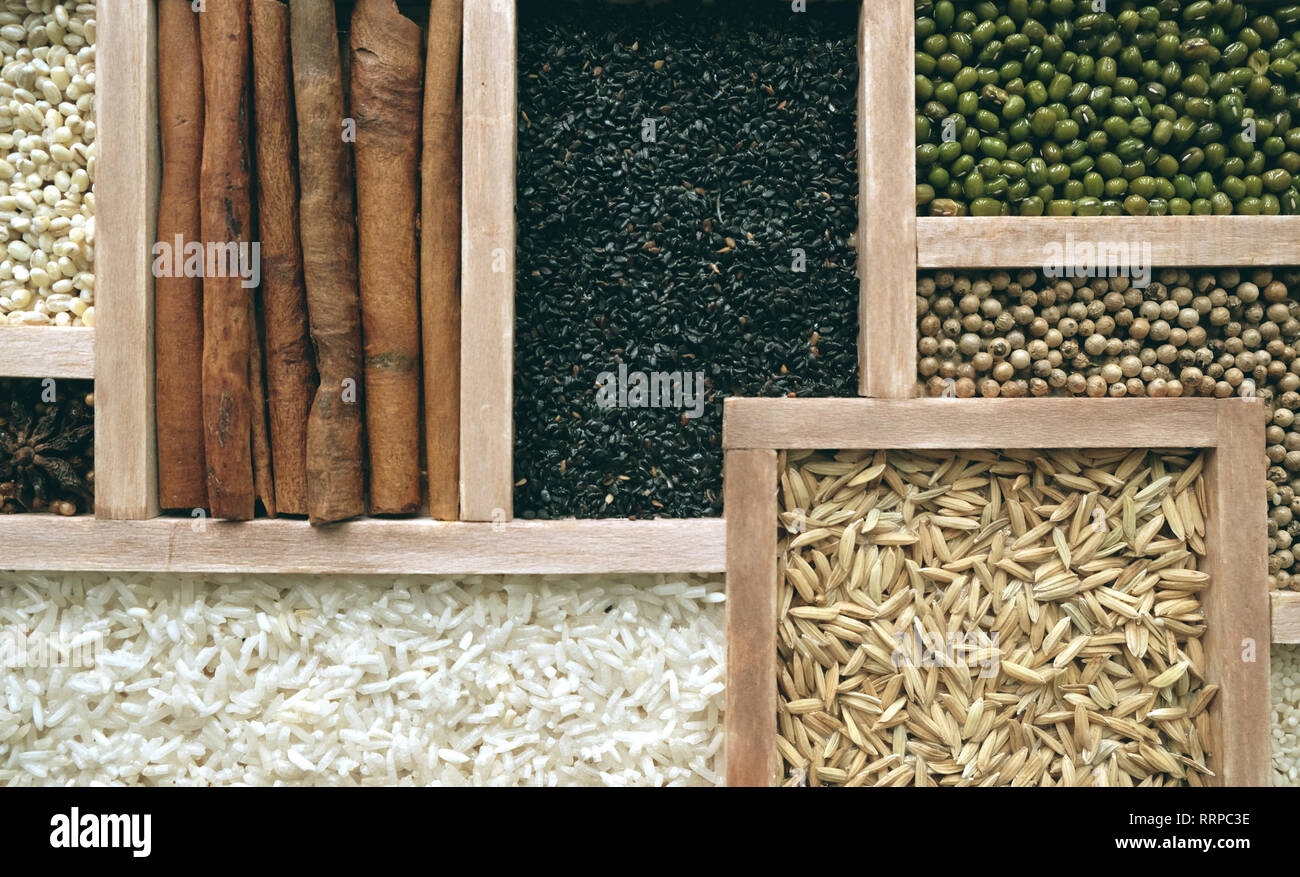 Jasmine rice, Brown rice, Red rice,Black rice, Mixed rice and Riceberry ...