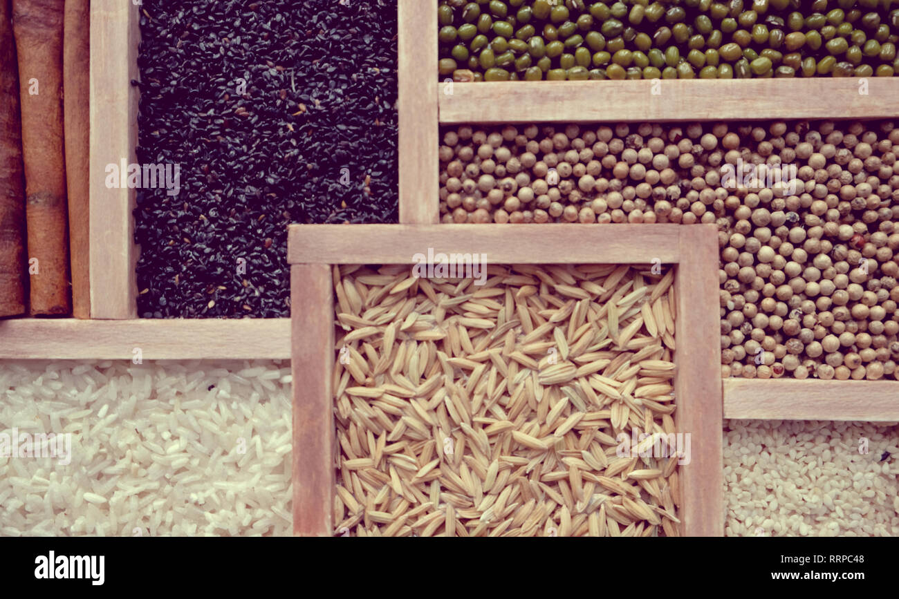 Jasmine rice, Brown rice, Red rice,Black rice, Mixed rice and Riceberry ...