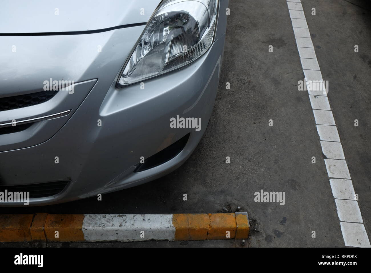 The image of Car parking in car park on daytime Stock Photo - Alamy