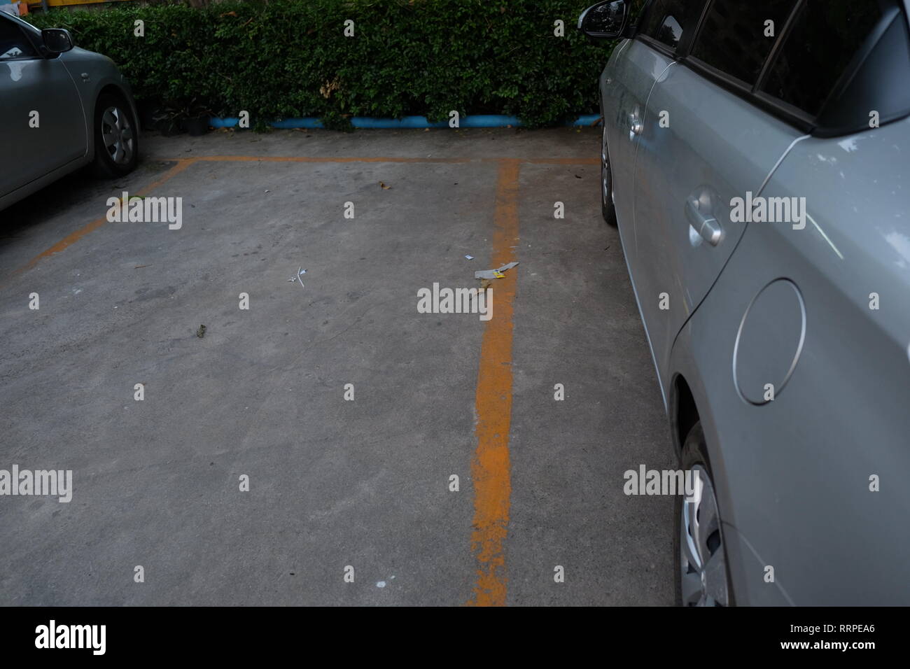 The image of Car parking in car park on daytime Stock Photo - Alamy