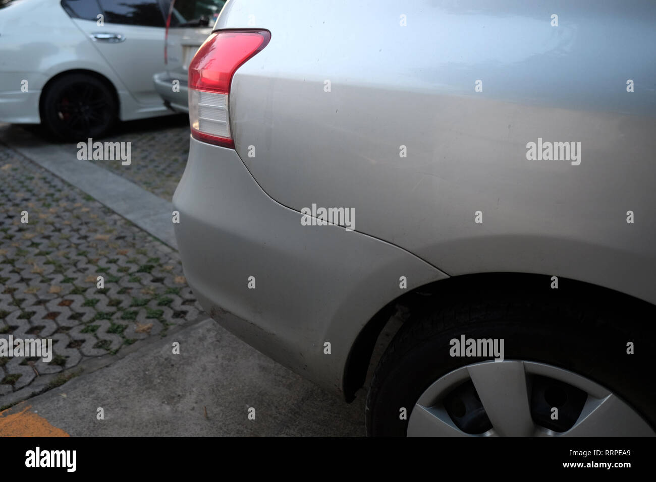 The image of Car parking in car park on daytime Stock Photo - Alamy