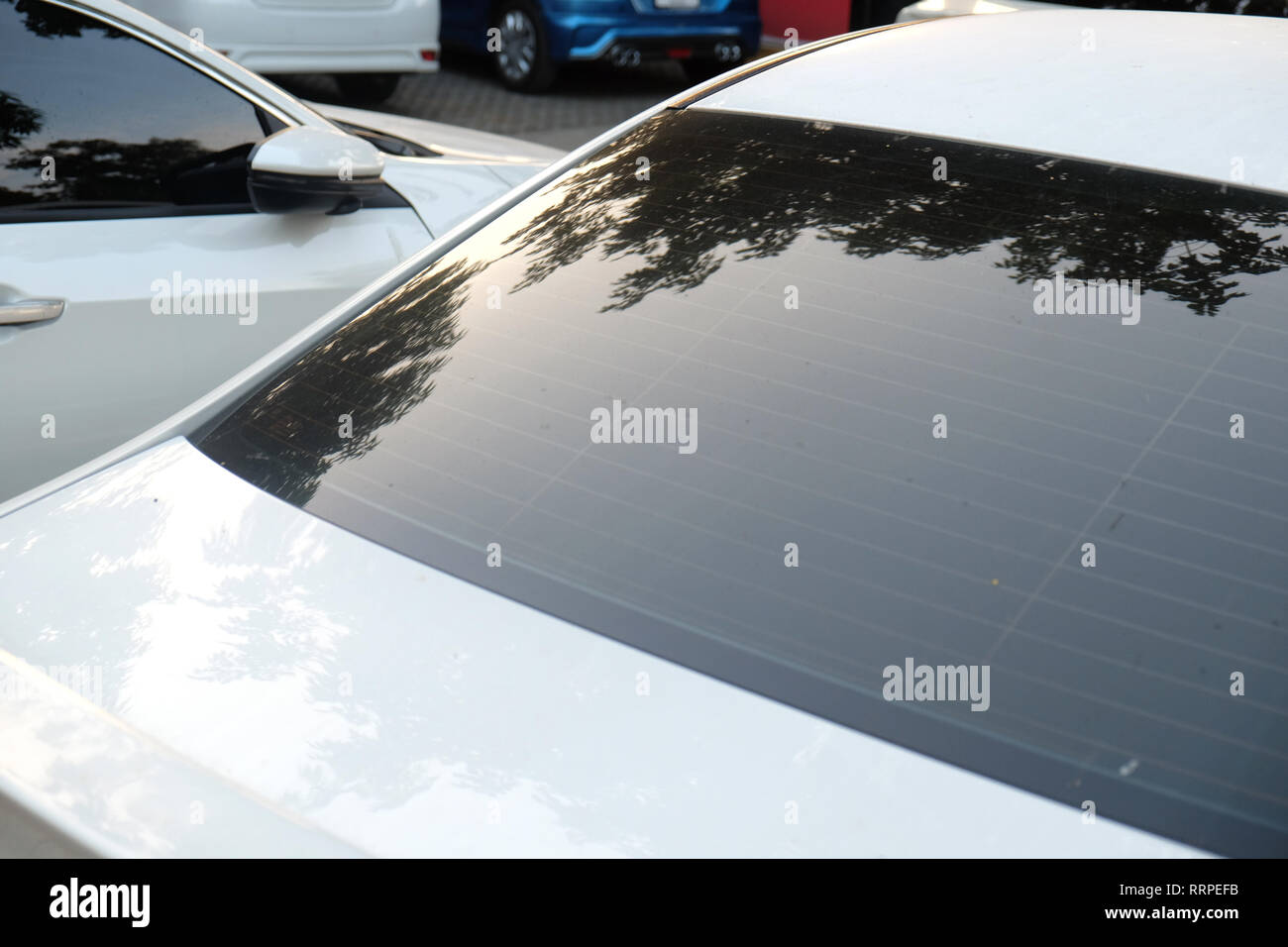 The image of Car parking in car park on daytime Stock Photo - Alamy