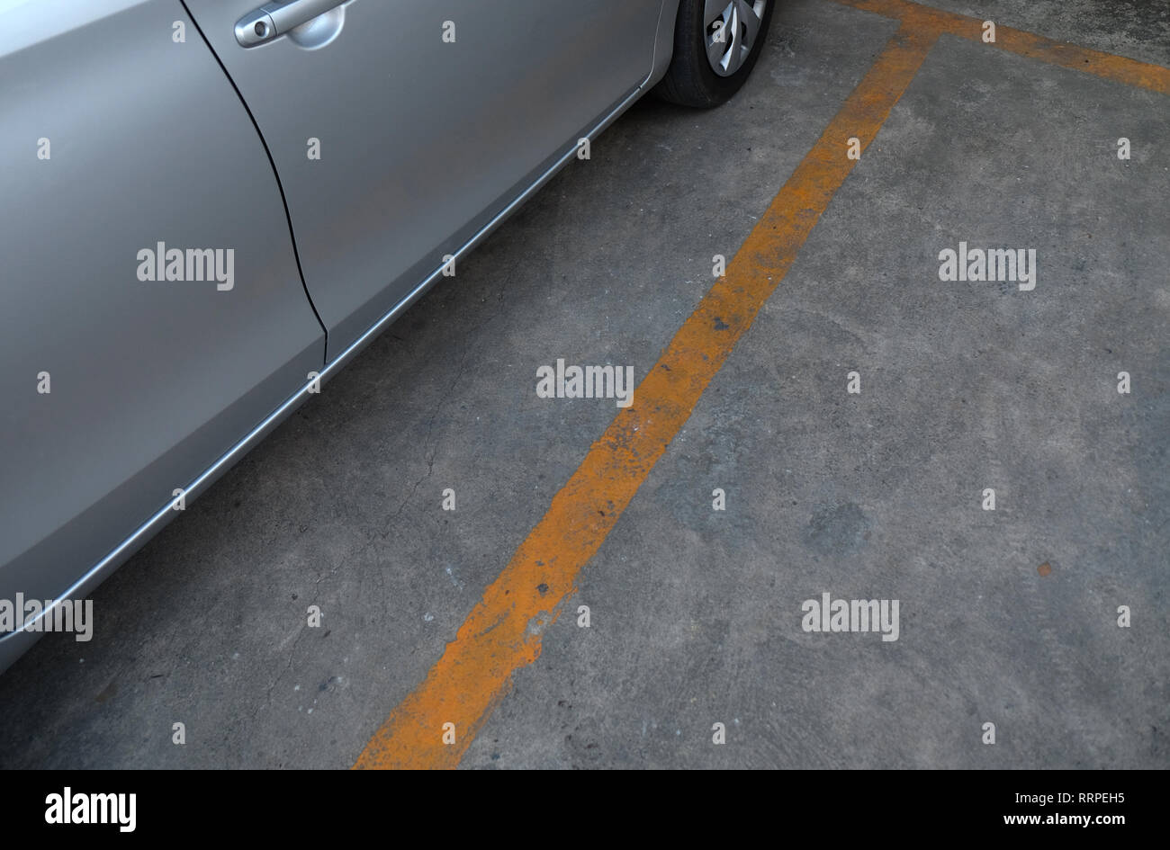 The image of Car parking in car park on daytime Stock Photo - Alamy