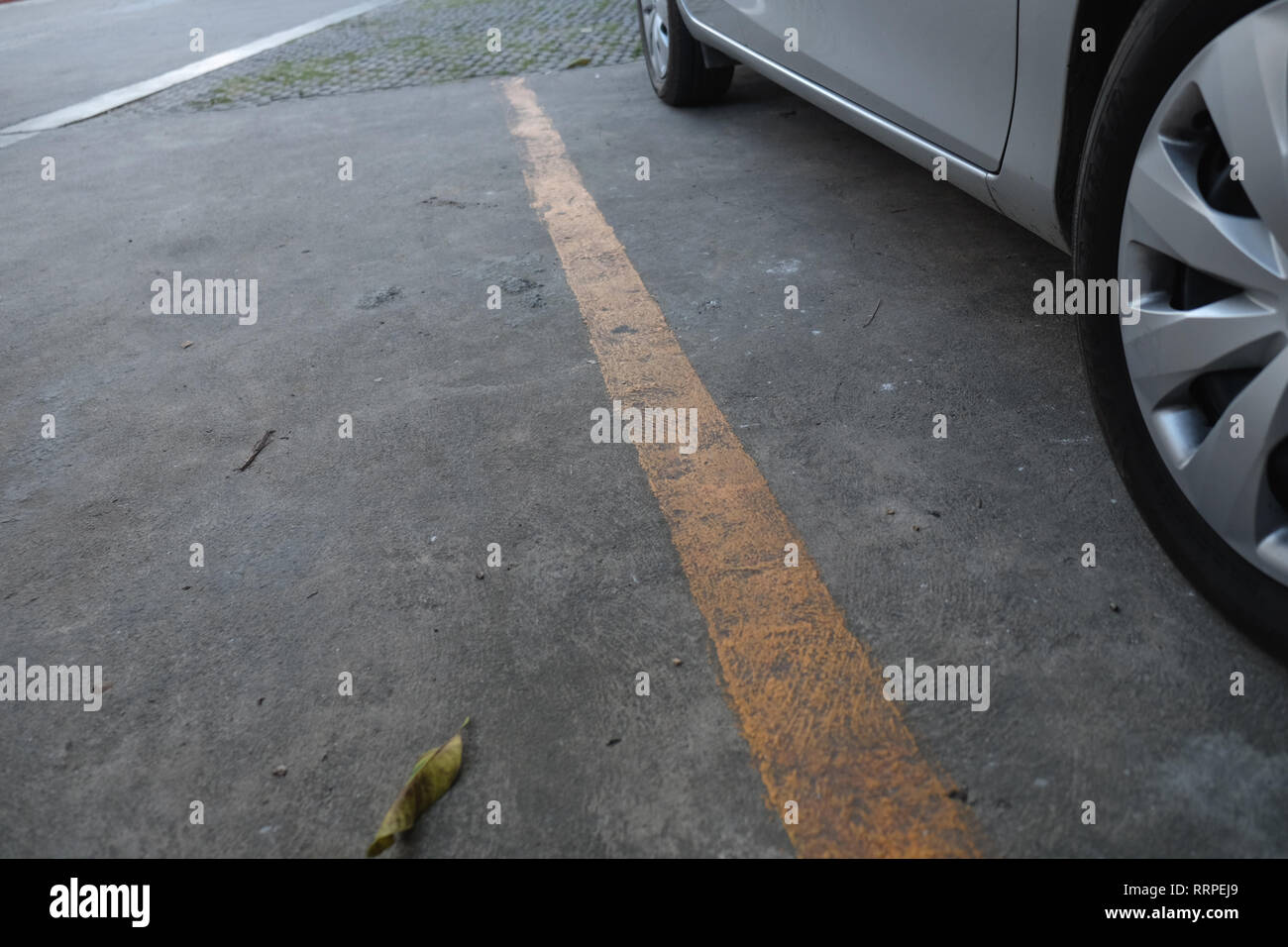 The image of Car parking in car park on daytime Stock Photo - Alamy