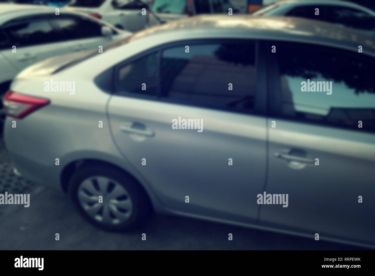 Abstract view car park in hi-res stock photography and images - Alamy