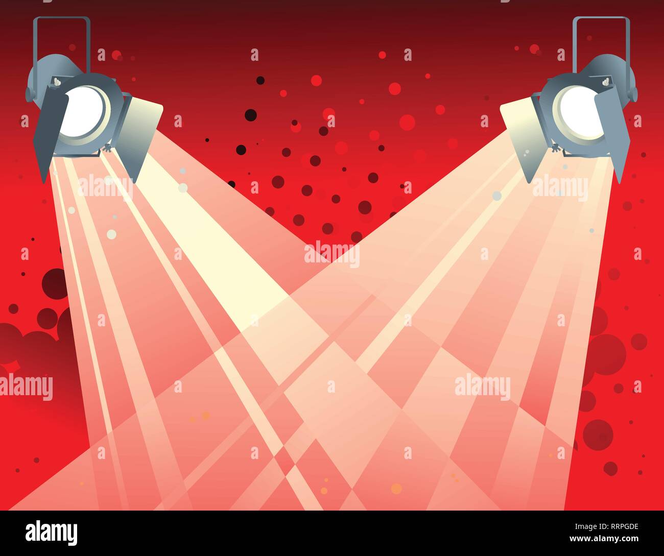 Spot light theatre illustration Stock Vector Images - Alamy