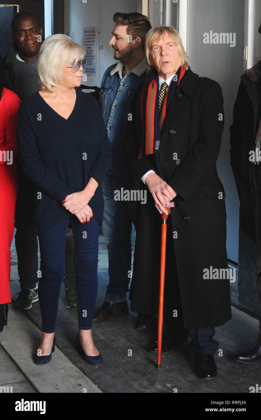 Jenny Roberts Join Celebrities Gathering For ITV News Interview, London ...