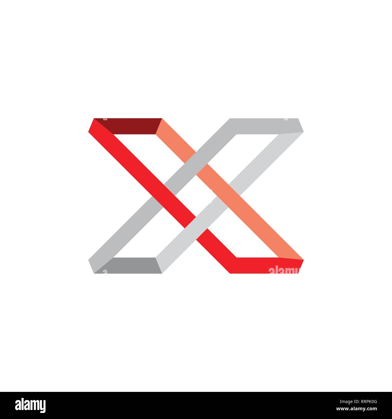Infinity x logo hi-res stock photography and images - Alamy