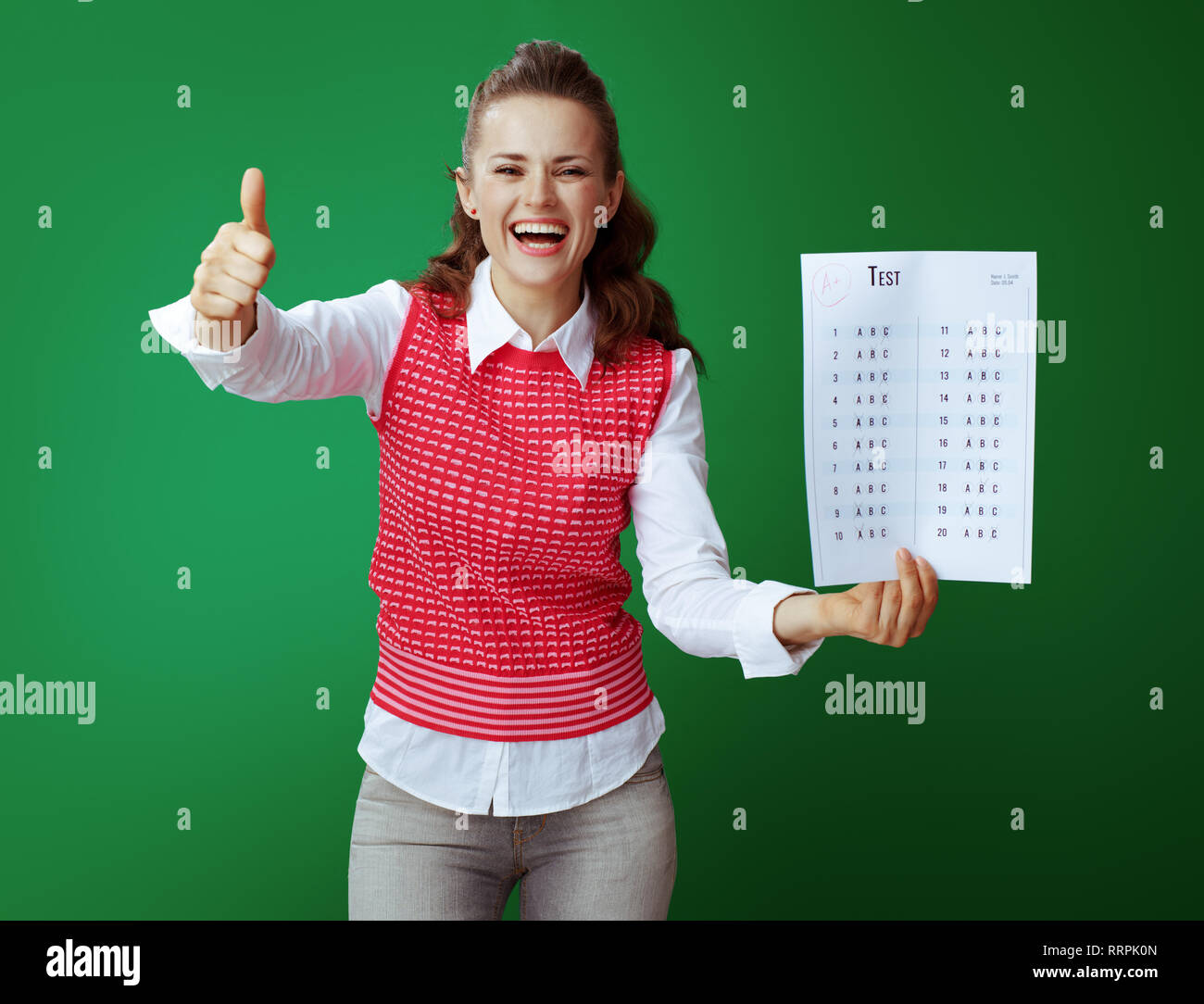 Student tests school hi-res stock photography and images - Alamy