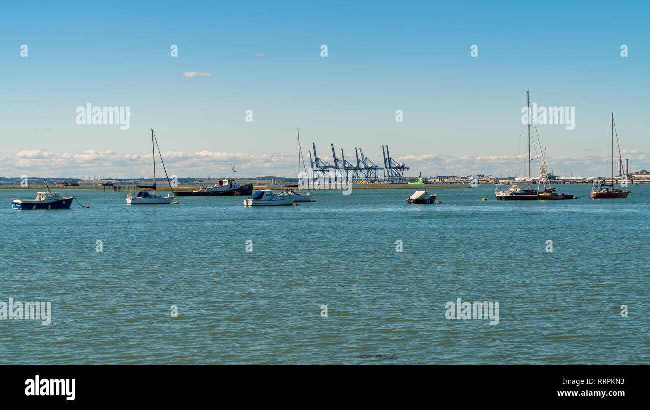 Queenborough harbour boats hi-res stock photography and images - Alamy