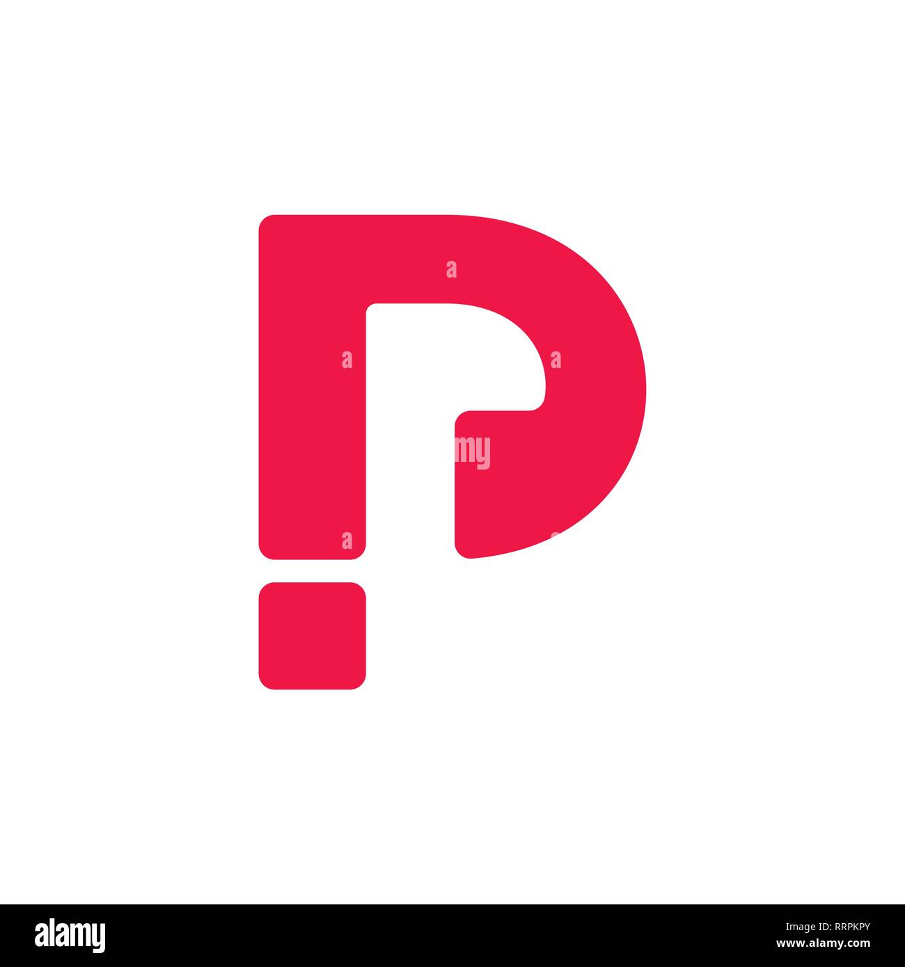 abstract letter pr simple logo vector Stock Vector Image & Art - Alamy