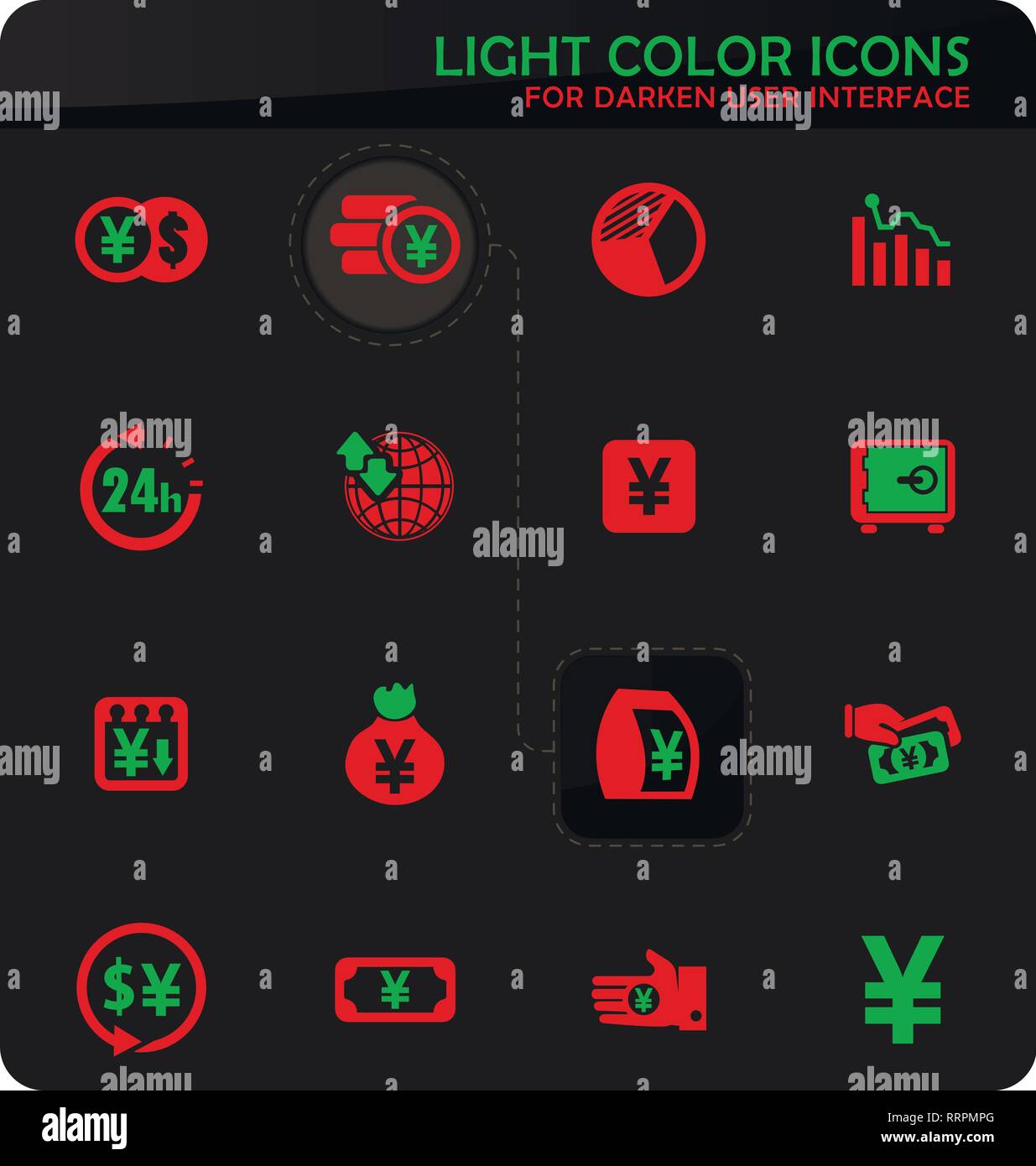 Currency exchange icons set Stock Vector Image & Art - Alamy