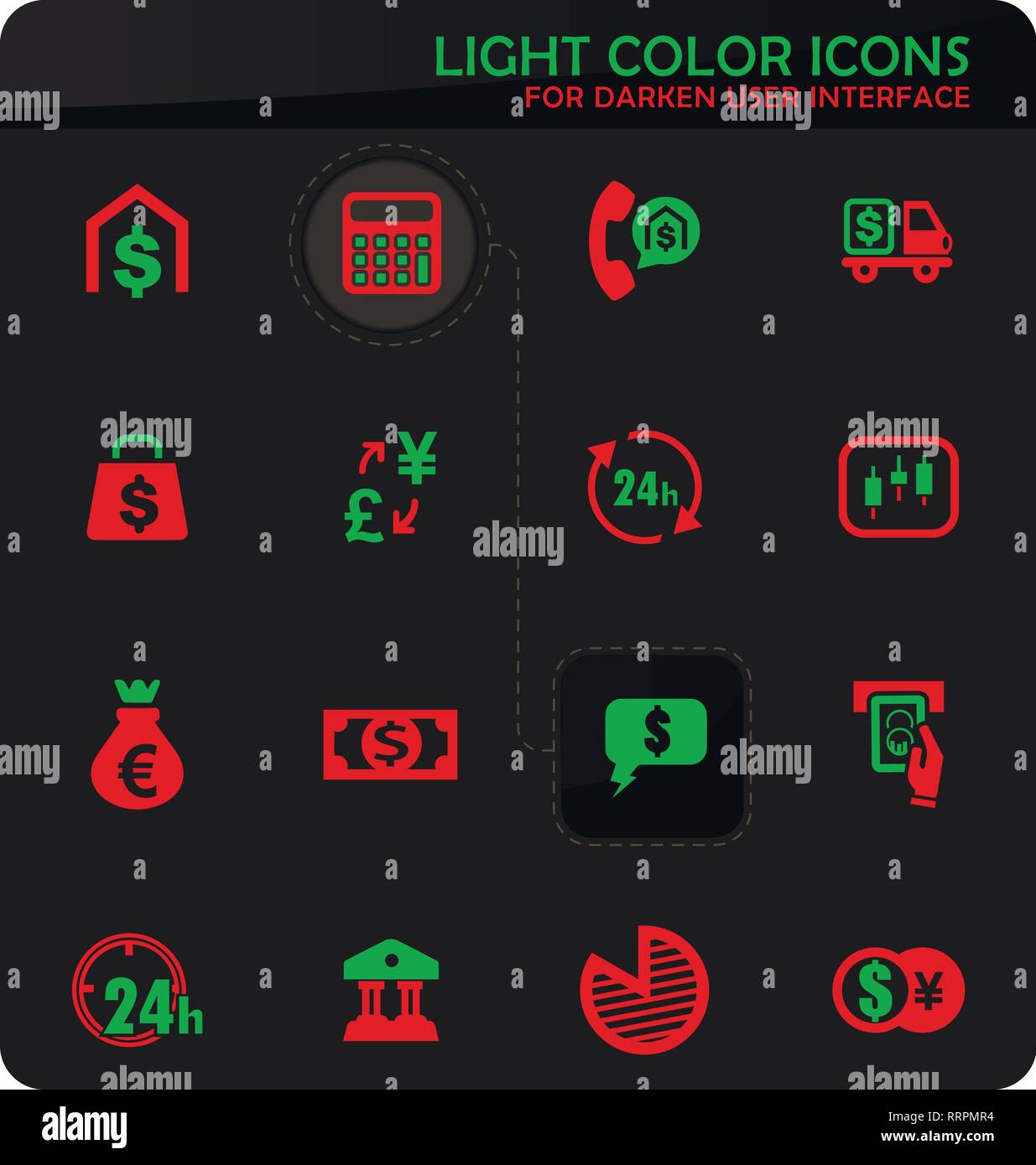 Currency exchange icons set Stock Vector Image & Art - Alamy
