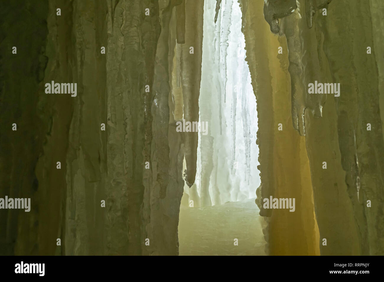 Eben Junction, Michigan - The Eben Ice Caves, also known as the Rock ...