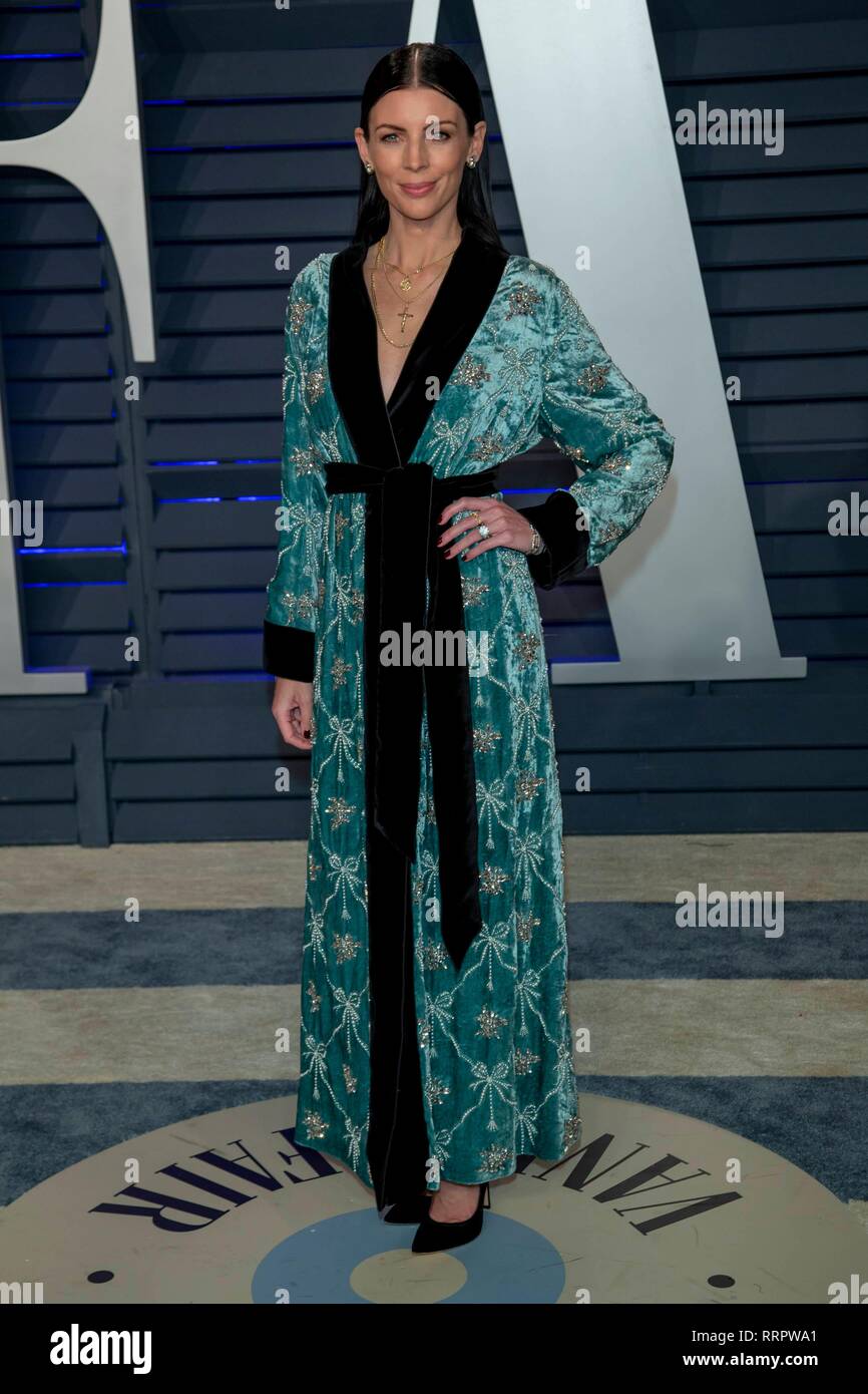 Liberty Ross attends the Vanity Fair Oscar Party at Wallis Annenberg ...