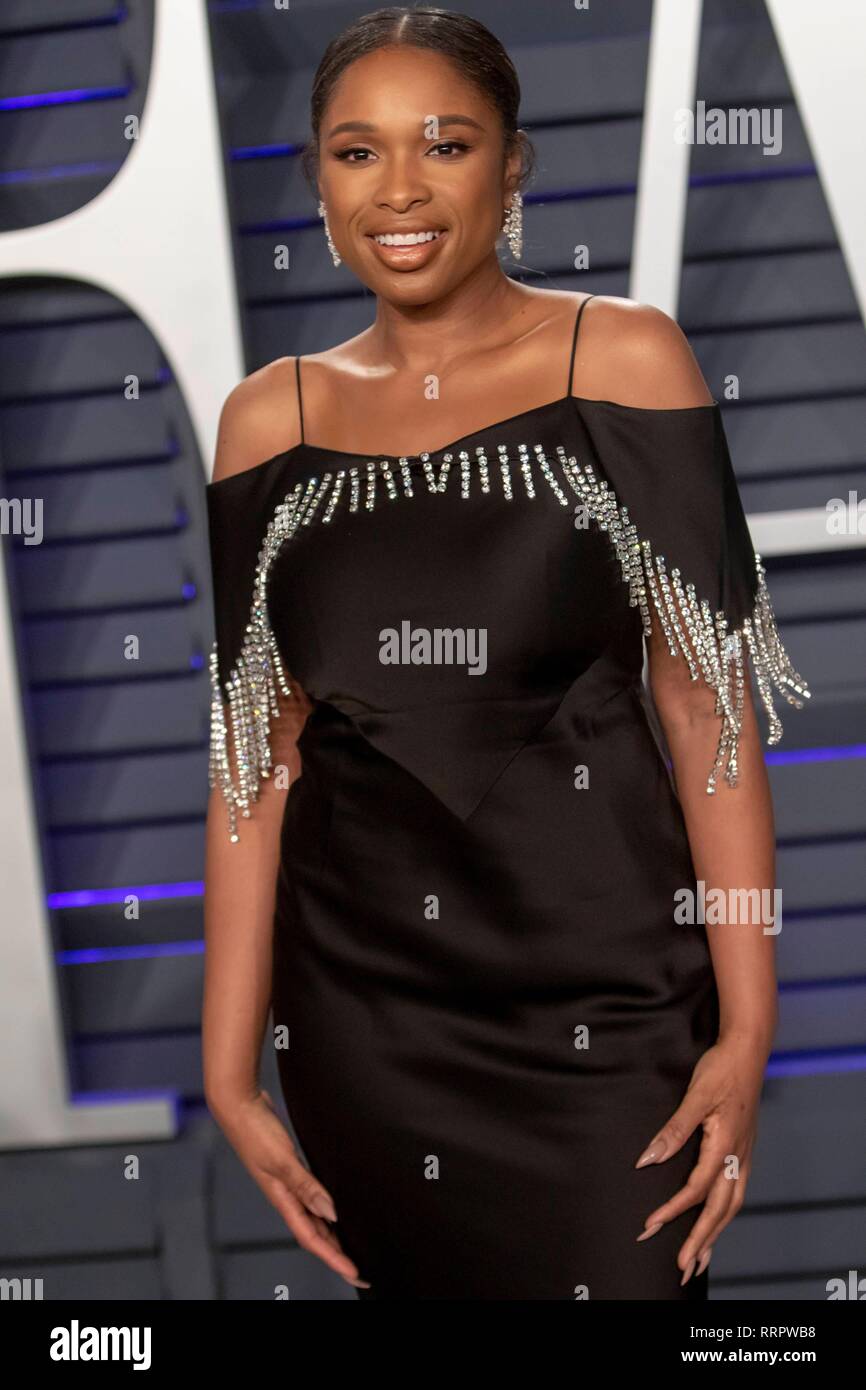 Jennifer Hudson attends the Vanity Fair Oscar Party at Wallis Annenberg ...