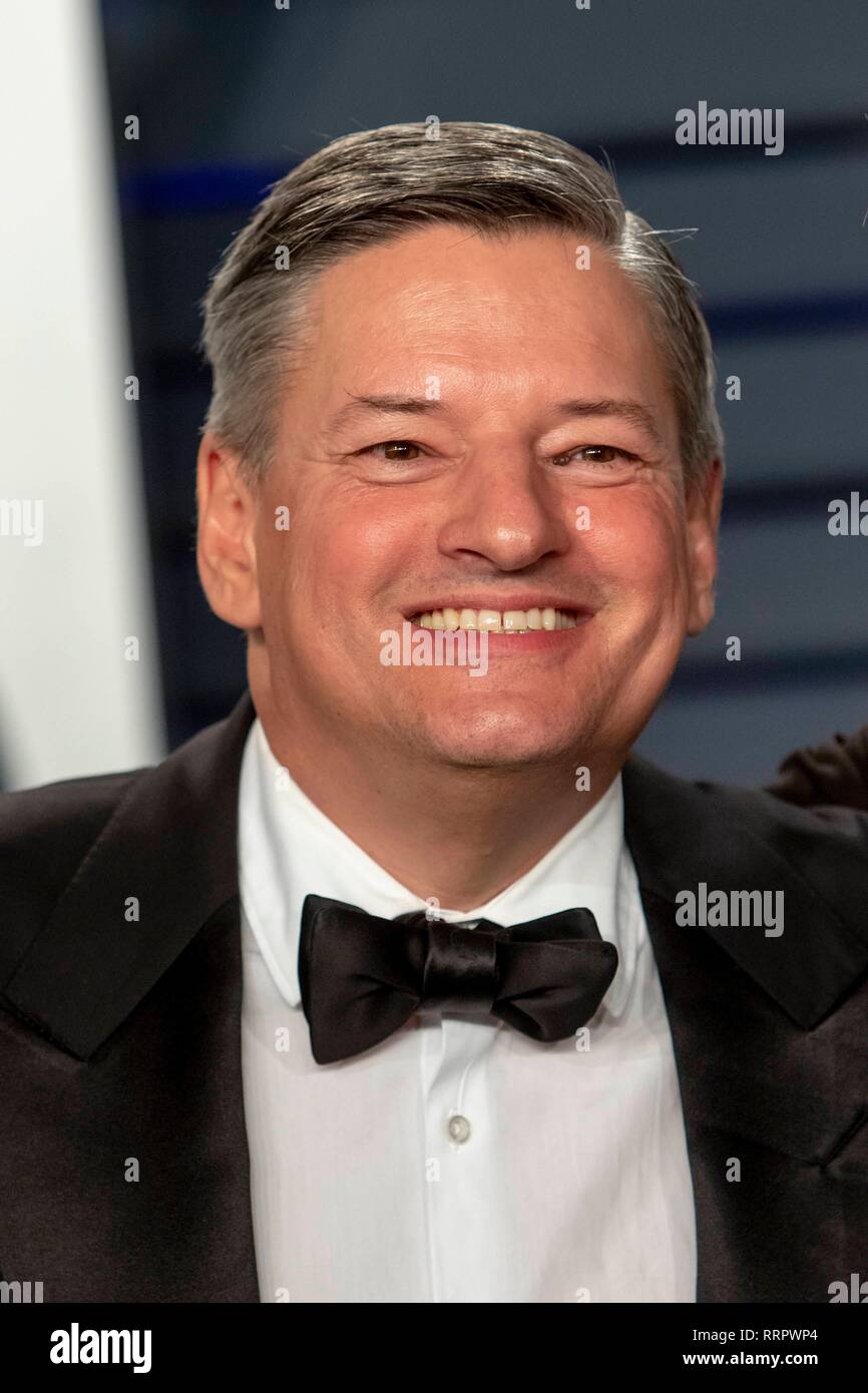 Ted Sarandos attends the Vanity Fair Oscar Party at Wallis Annenberg ...