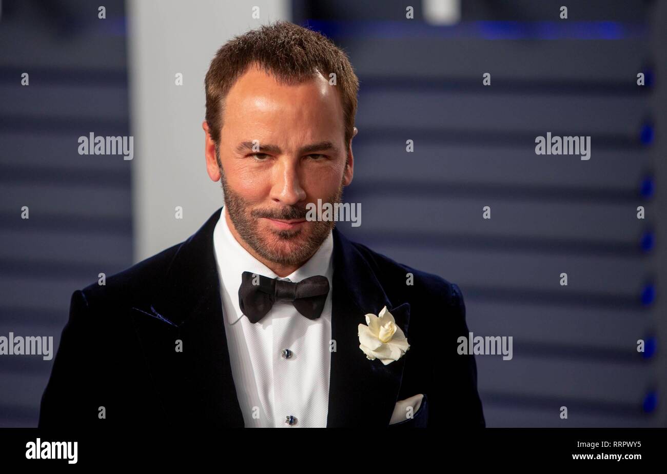 Tom Ford attends the Vanity Fair Oscar Party at Wallis Annenberg Center ...
