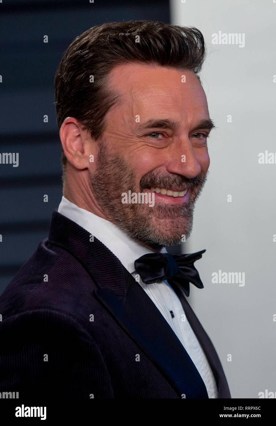 Jon Hamm attends the Vanity Fair Oscar Party at Wallis Annenberg Center ...
