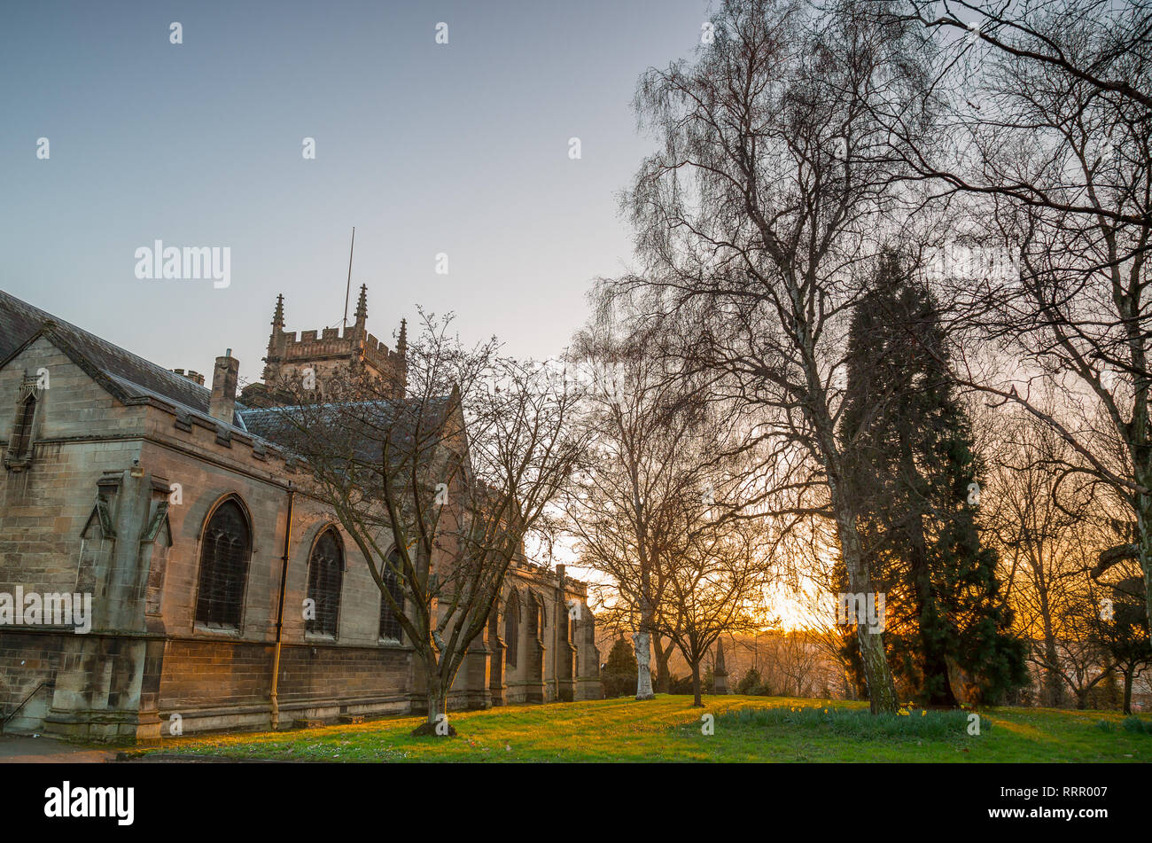 Kidderminster, UK. 26th February, 2019. UK weather: with perfectly ...