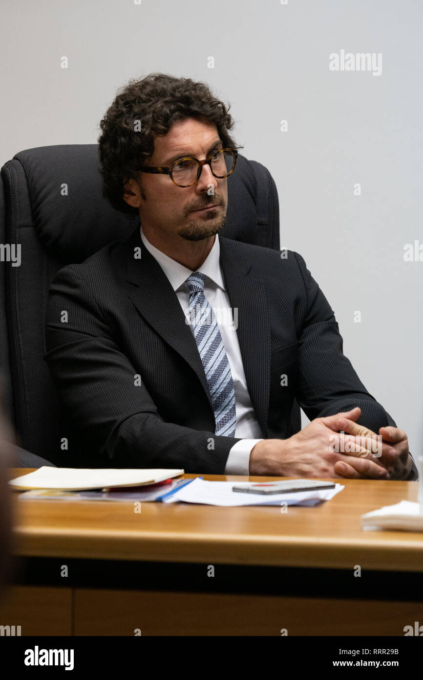 Infrastructure minister danilo toninelli hi-res stock photography and ...