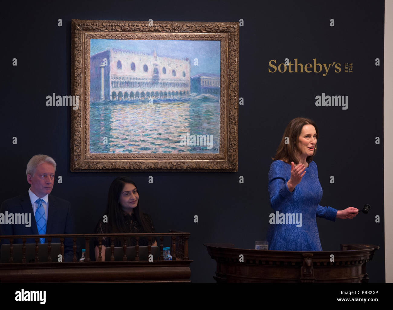 Sotheby’s, New Bond Street, London, UK. 26 February, 2019. Evening sale ...