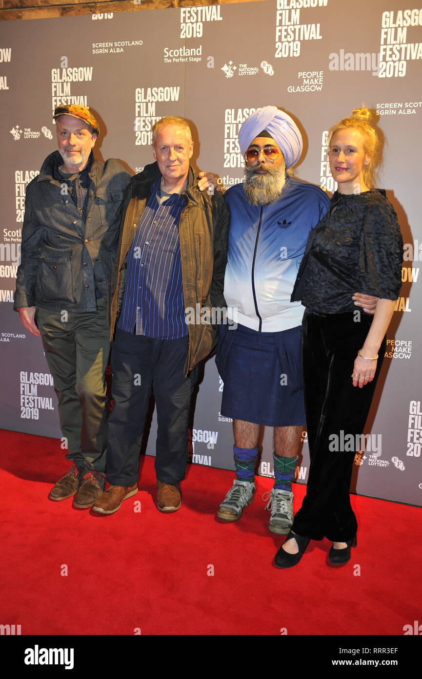 Glasgow, UK. 26th Feb, 2019. (left - right) Charlie Paul - Director ...