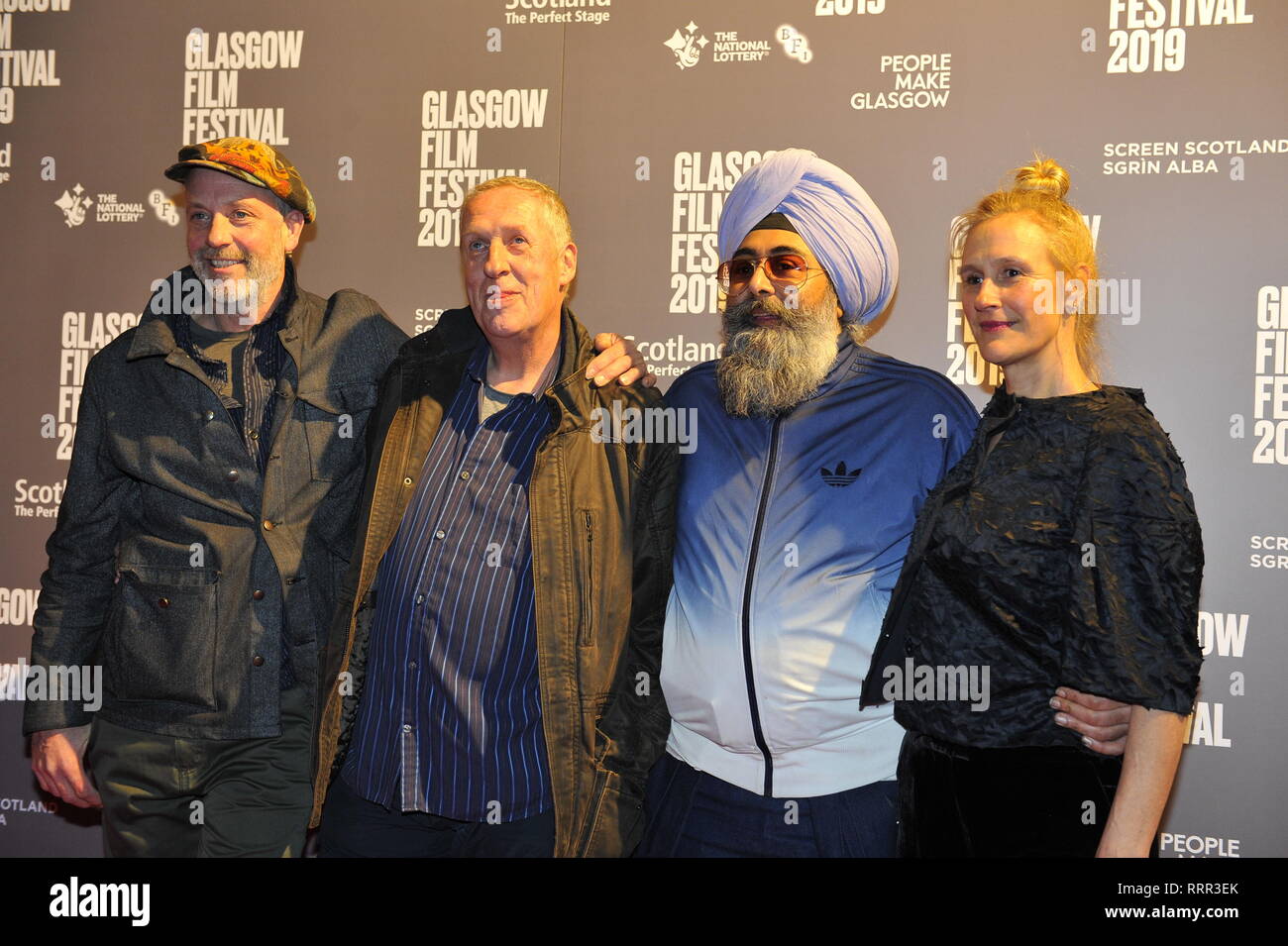 Glasgow, UK. 26th Feb, 2019. (left - right) Charlie Paul - Director ...