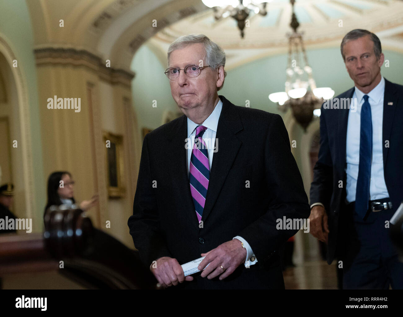 United States Senate Majority Leader Mitch McConnell (Republican of ...