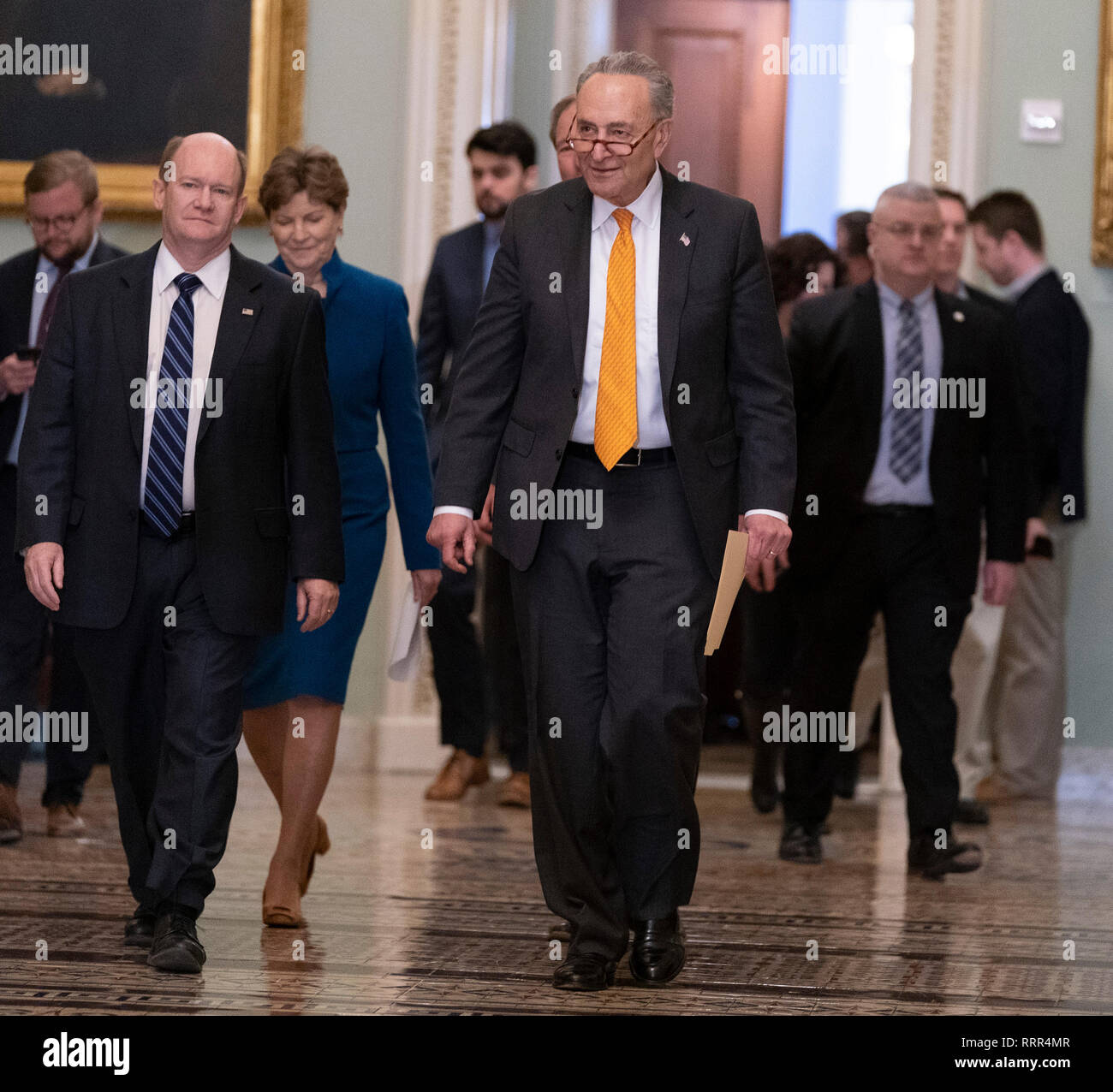 United States Senate Minority Leader Chuck Schumer (Democrat of New ...