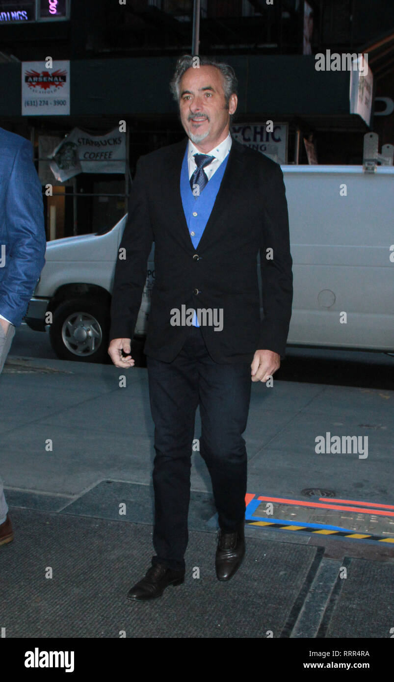 New York, USA. 26th Feb 2019. David Feherty at Today Show to talk about ...