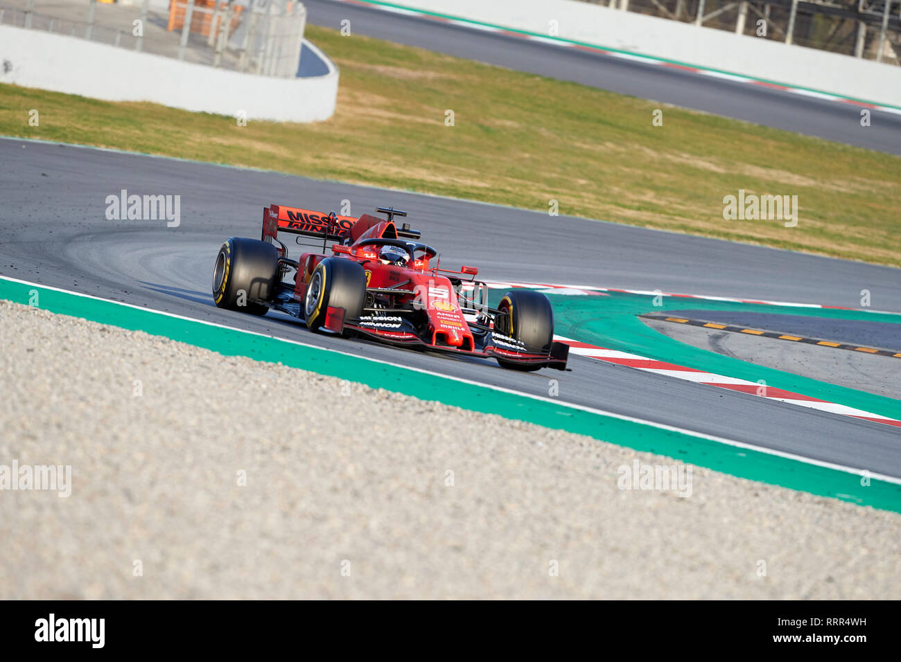 Sebastian Vettel (Scuderia Ferrari Mission Winnow) SF90 car, seen in ...
