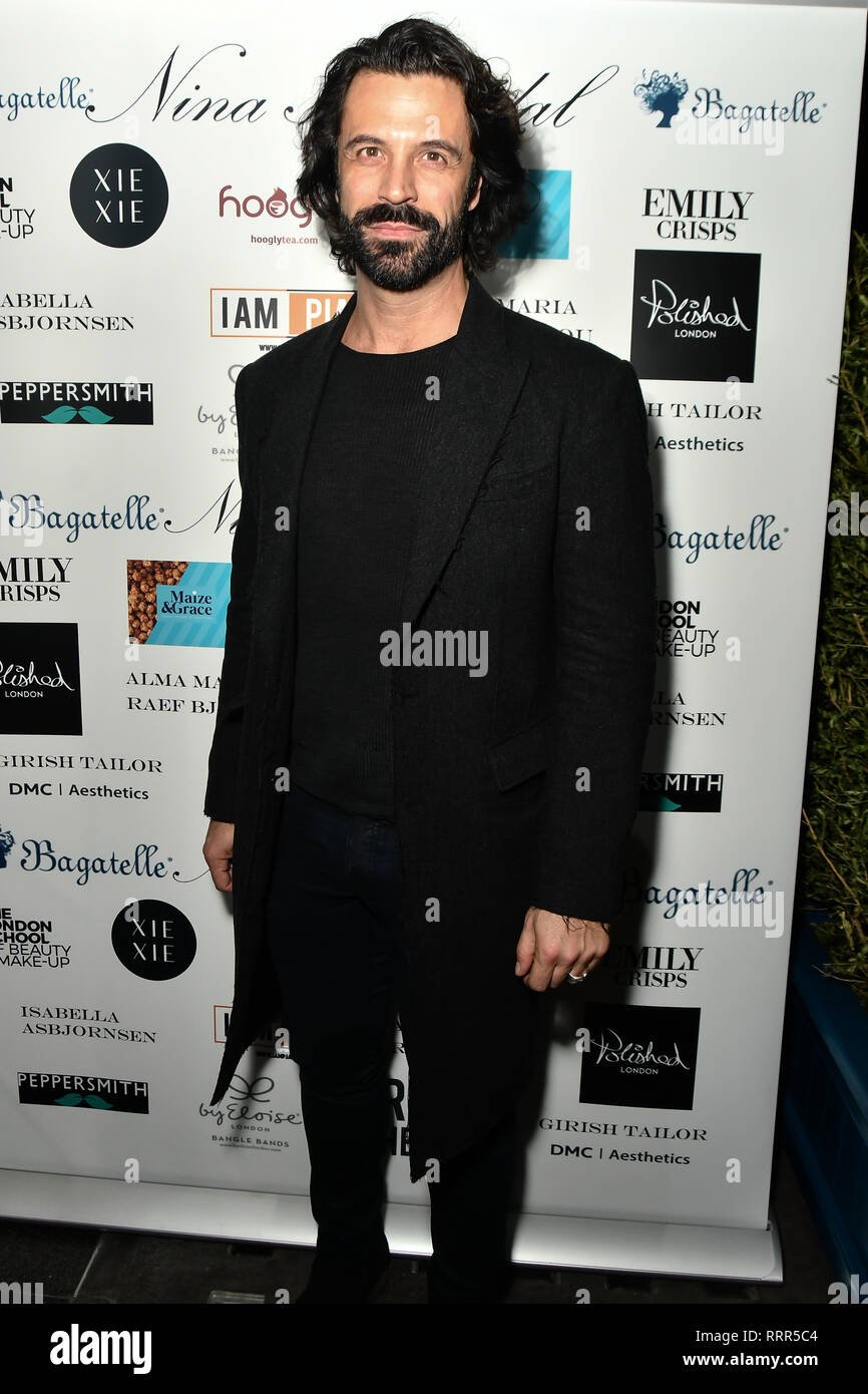 London, UK. 26th Feb 2019. Christian Vit Arrivers at Nina Naustdal ...
