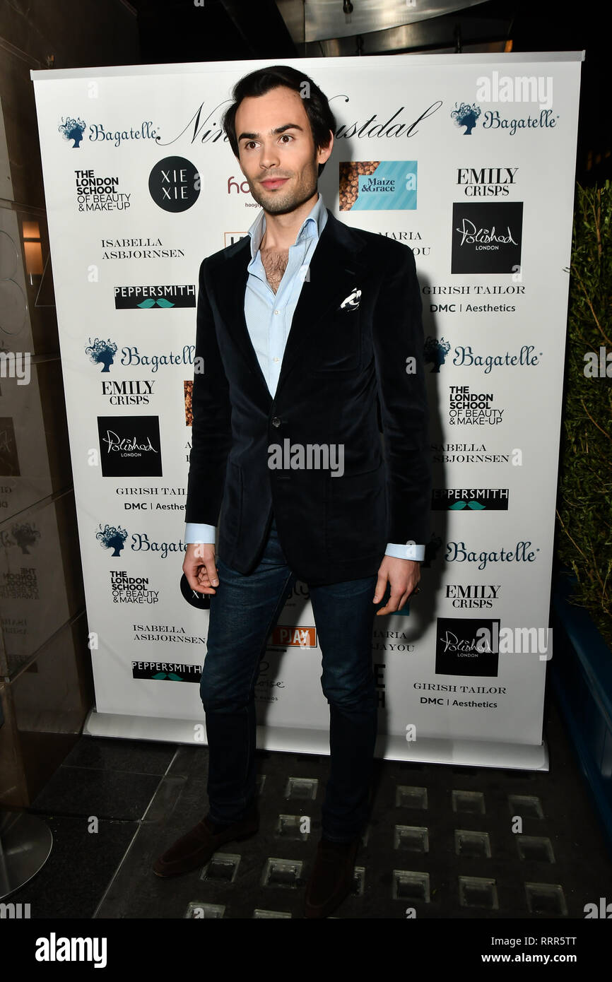London, UK. 26th Feb 2019. Mark-Francis Vandelli attend Nina Naustdal ...