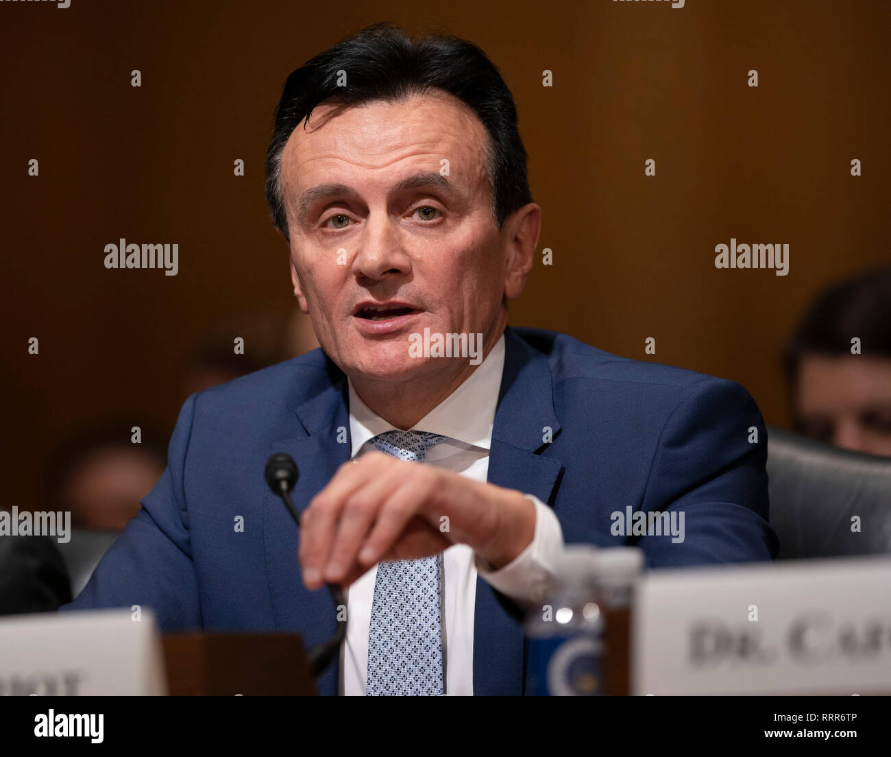 Washington, United States Of America. 26th Feb, 2019. Pascal Soriot ...