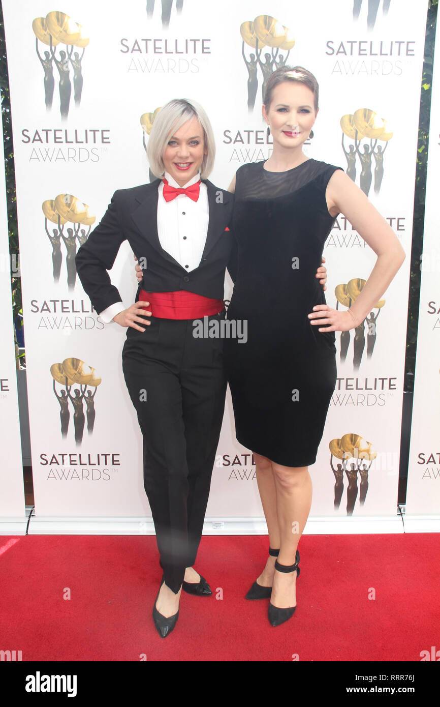 Tonya Kay, Kendra Munger 02/22/2019 The 23rd Satellite Awards held at the Mondrian Los Angeles ...