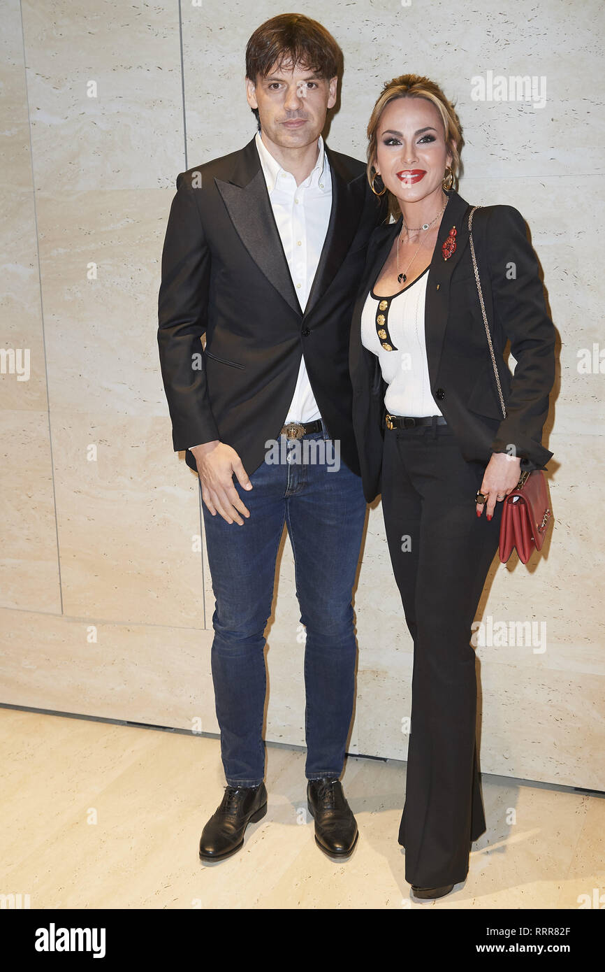 Madrid, Madrid, Spain. 26th Feb, 2019. Fernando Morientes, Maria ...