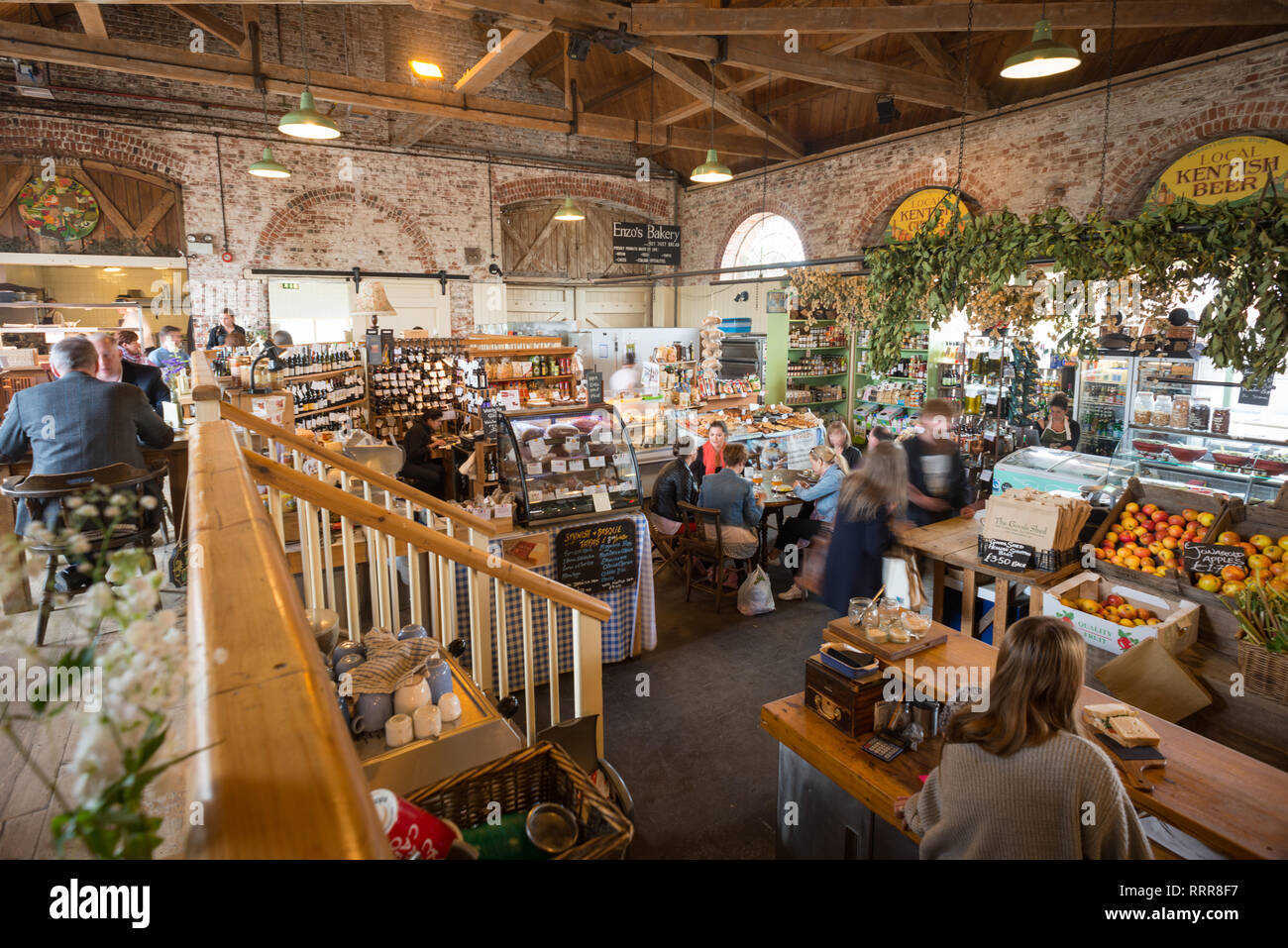 The Goods Shed farm shop and restaurant, Canterbury, Kent Stock Photo ...