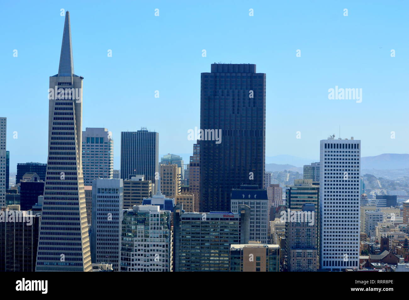 Transamerica pyramid top hi-res stock photography and images - Alamy