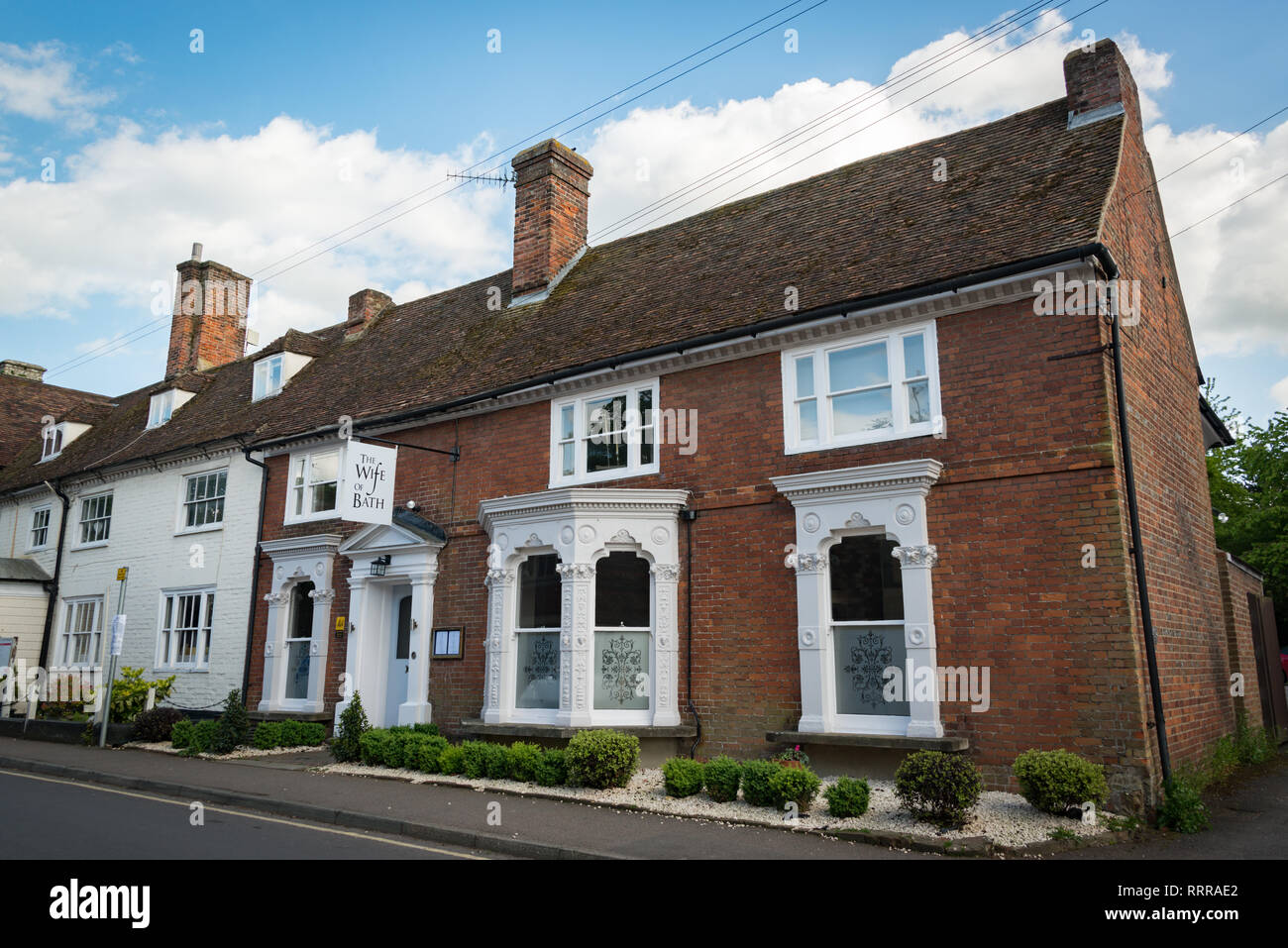 The Wife of Bath pub in the village of Wye in Kent Stock Photo - Alamy